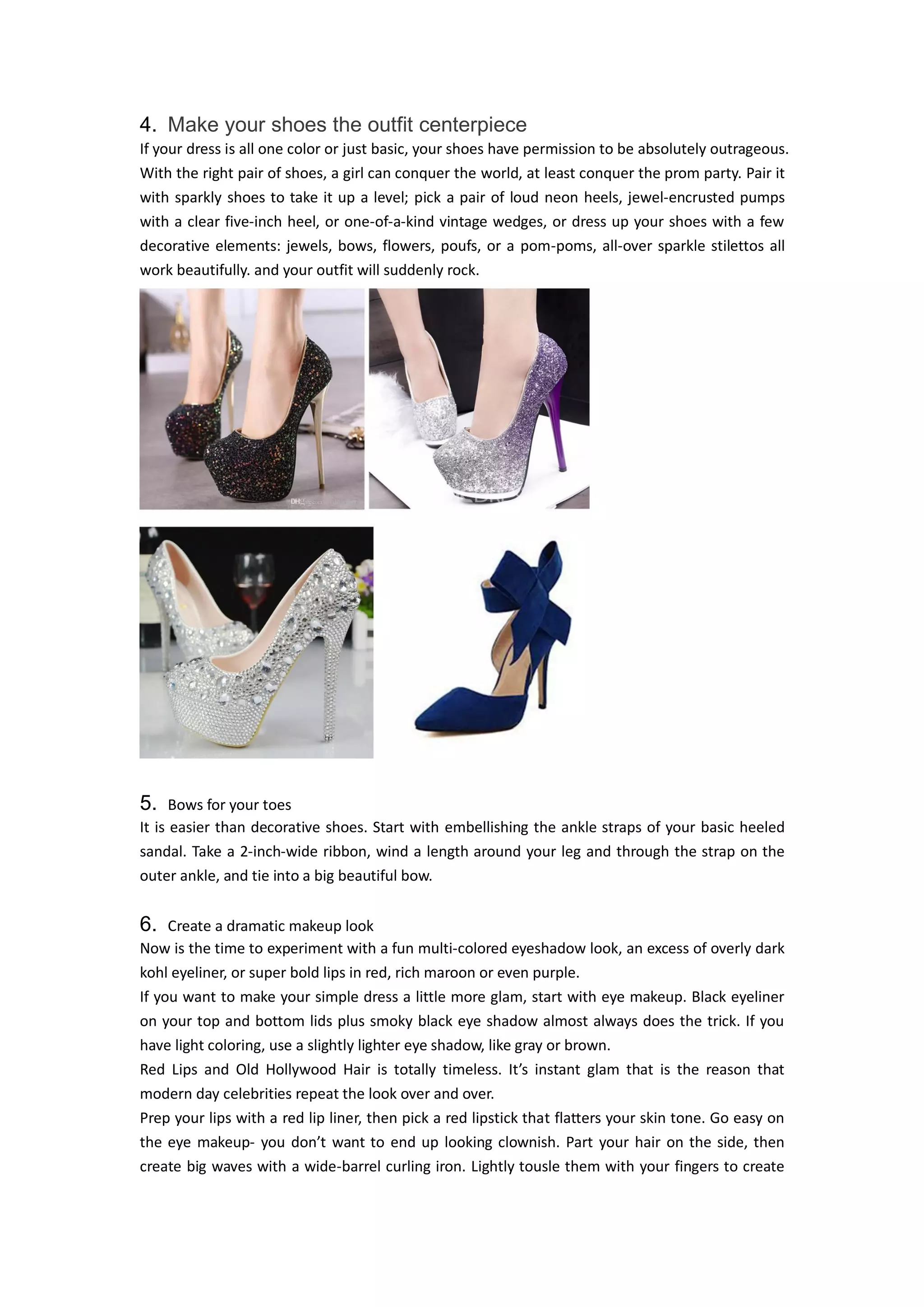 How to jazz up a prom dress | PDF