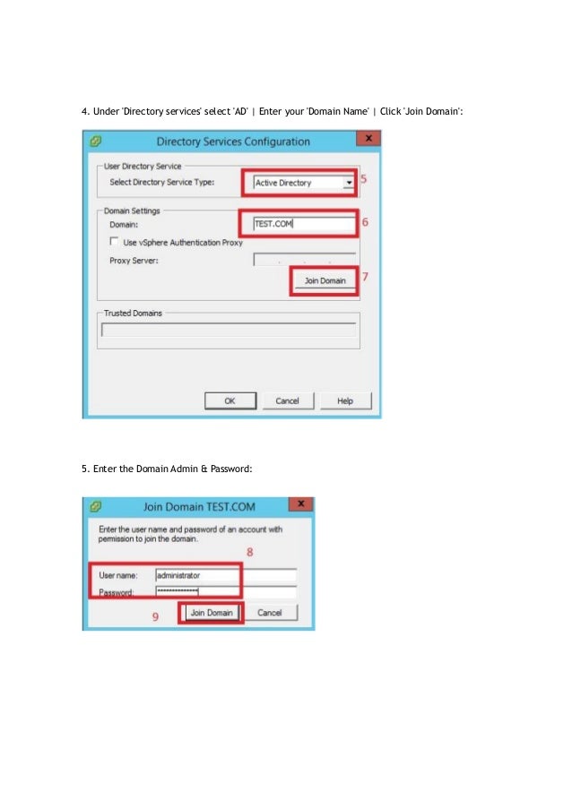 How to join vmware esxi to domain How to join vmware esxi to domain