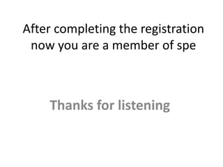 How to join spe | PPTX