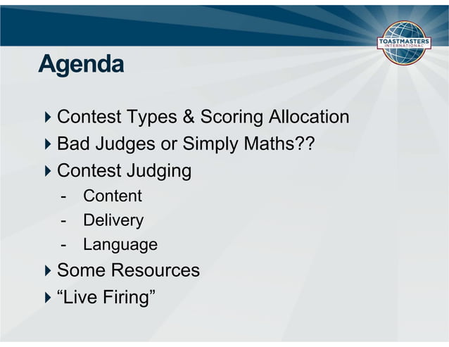 "All" You Want to know About How To Judge The Speech Contests | PDF