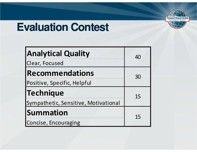 "All" You Want to know About How To Judge The Speech Contests