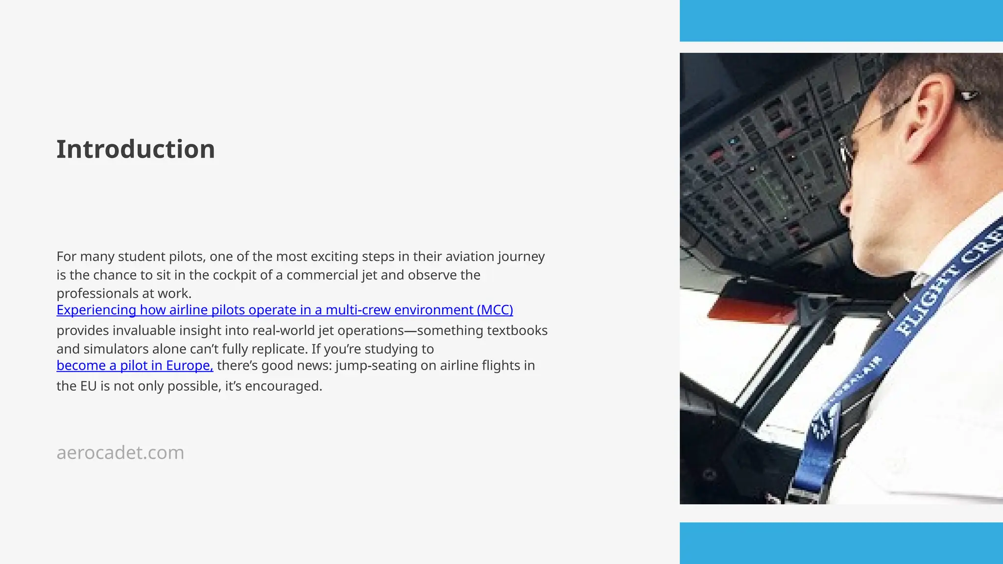 How to Jump-Seat in an Airbus A320 Cockpit as a Student Pilot | PPTX