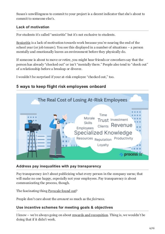 How to Keep Your Flight-Risk Employees From Taking Off.pdf | Resume ...
