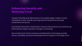 How Tokenizing Physical Assets Could Revolutionize Supply Chain ...