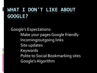 How to kill google? | PPT
