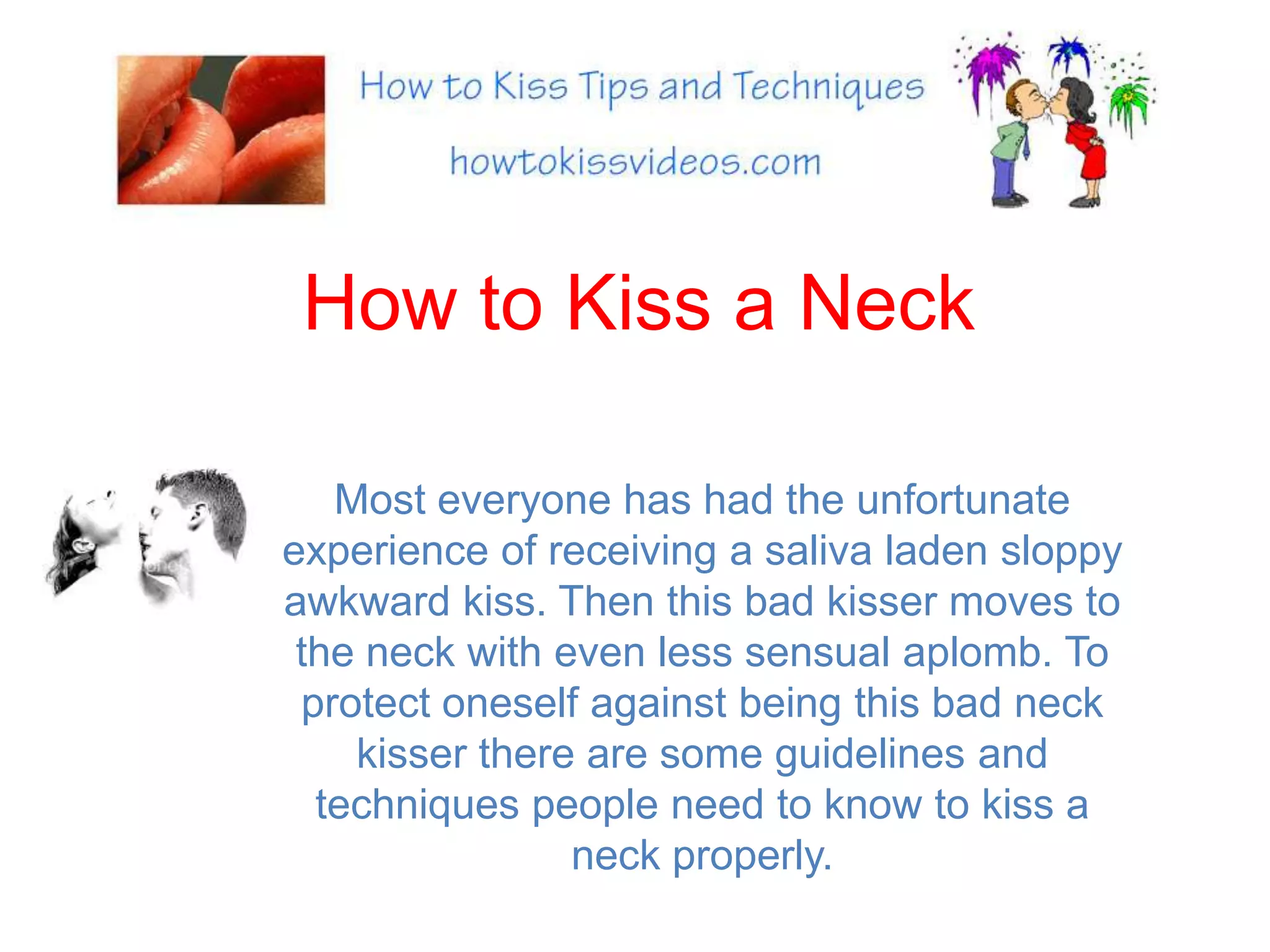 How To Kiss A Neck | PPTX