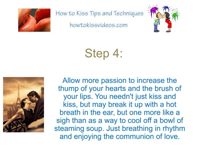 How To Kiss Passionately | PPT