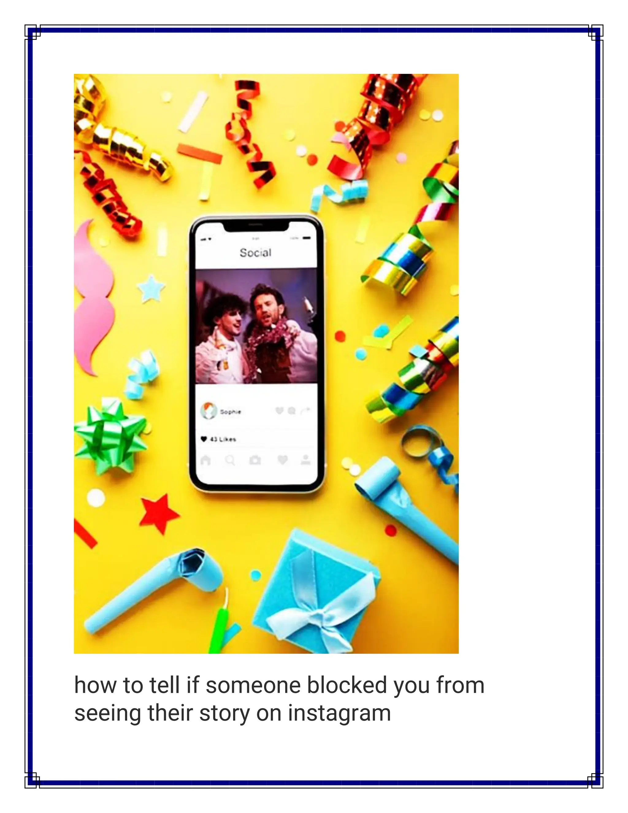 how to know if someone blocked you from seeing their story on Instagram.pdf