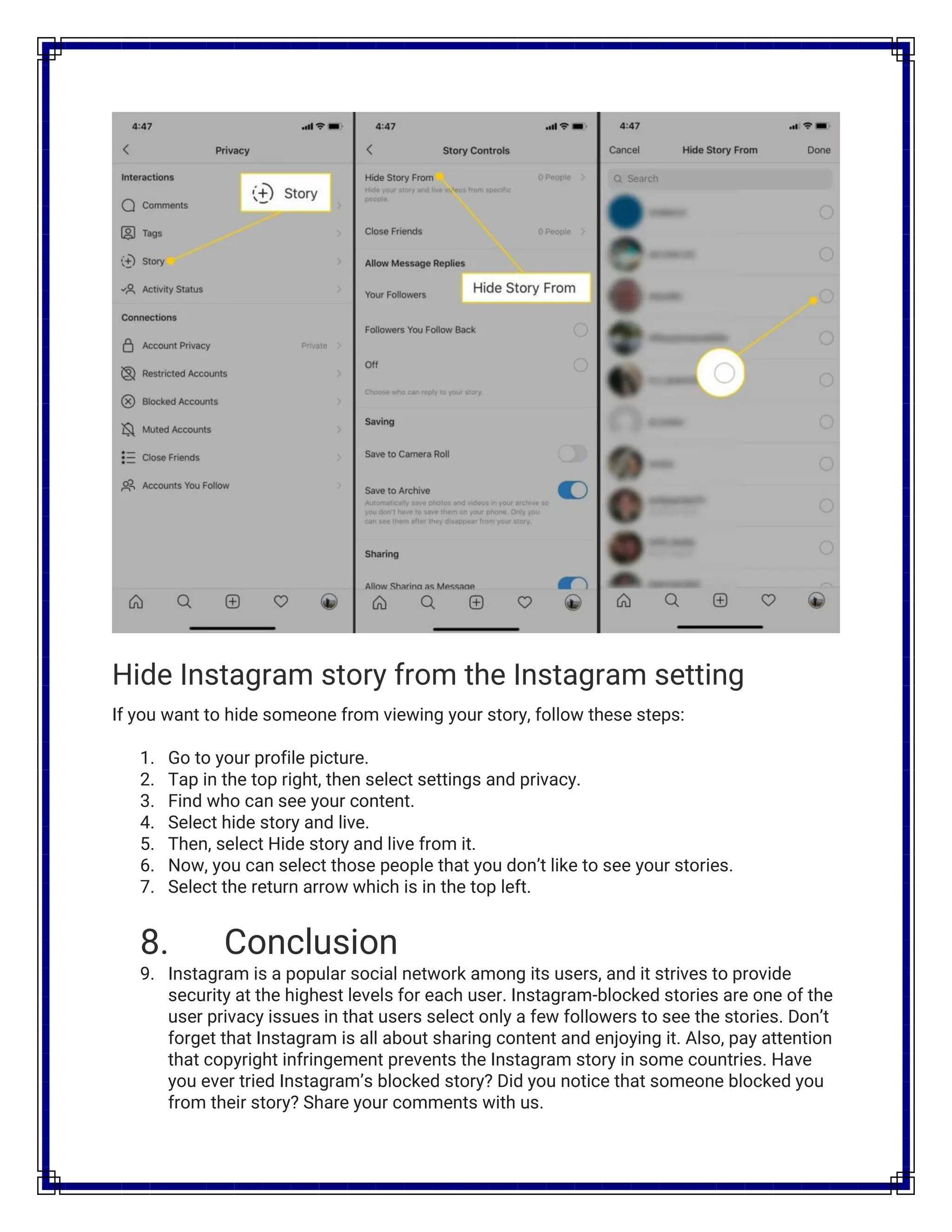 how to know if someone blocked you from seeing their story on Instagram.pdf