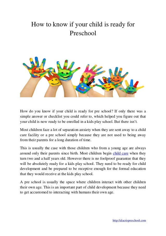How To Know If Your Child Is Ready For Preschool how-to-know-if-your-child-is-ready-for-preschool