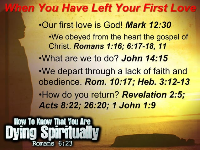How to know that you are dying spiritually | PPT