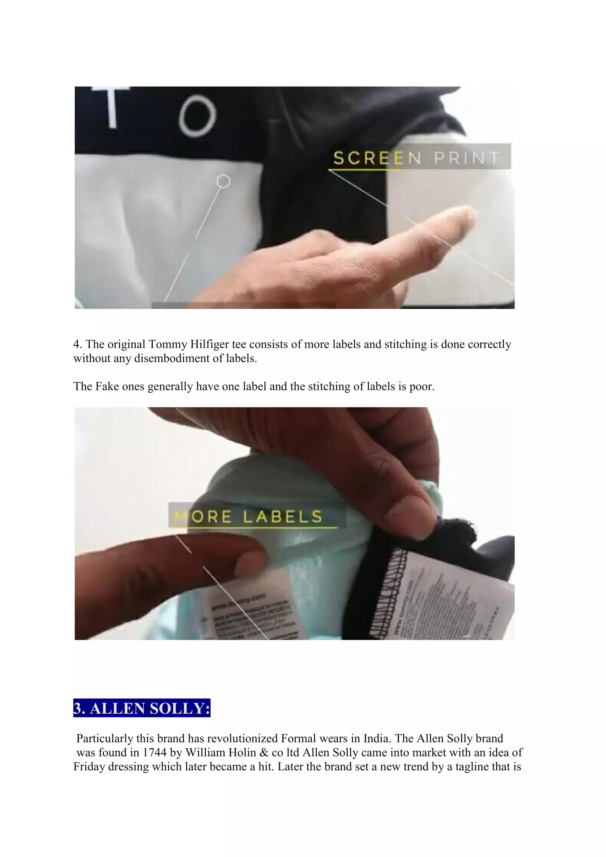 How to know the difference between fake and real brands | PDF