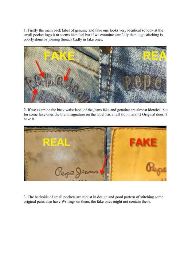 How to know the difference between fake and real brands | PDF