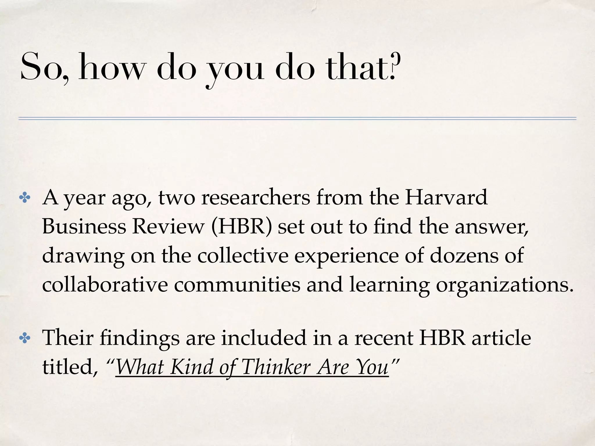How To Know What Kind of Thinker You Are | PDF | Business | Business ...