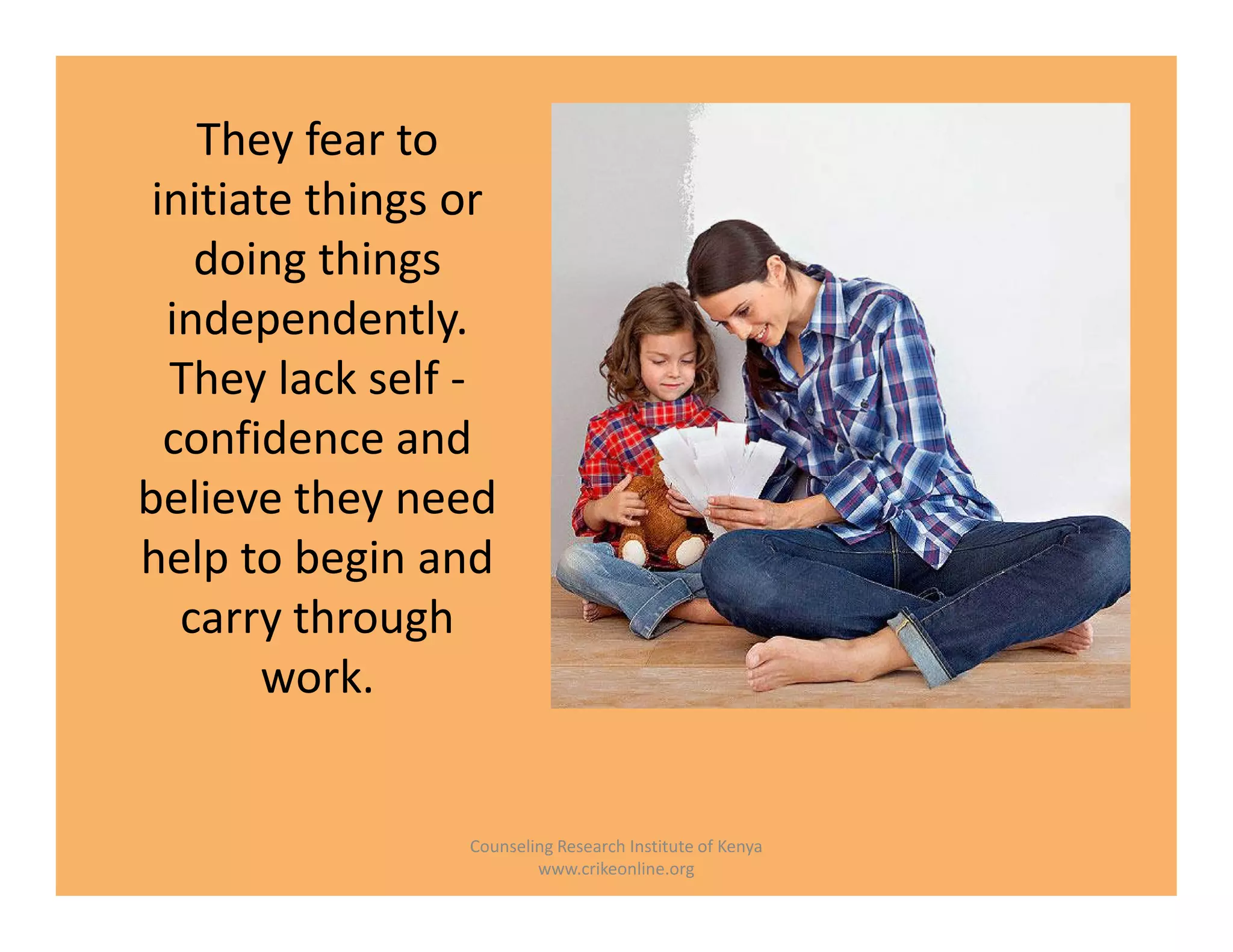 How to know your child is has a dependance syndrome | PPT