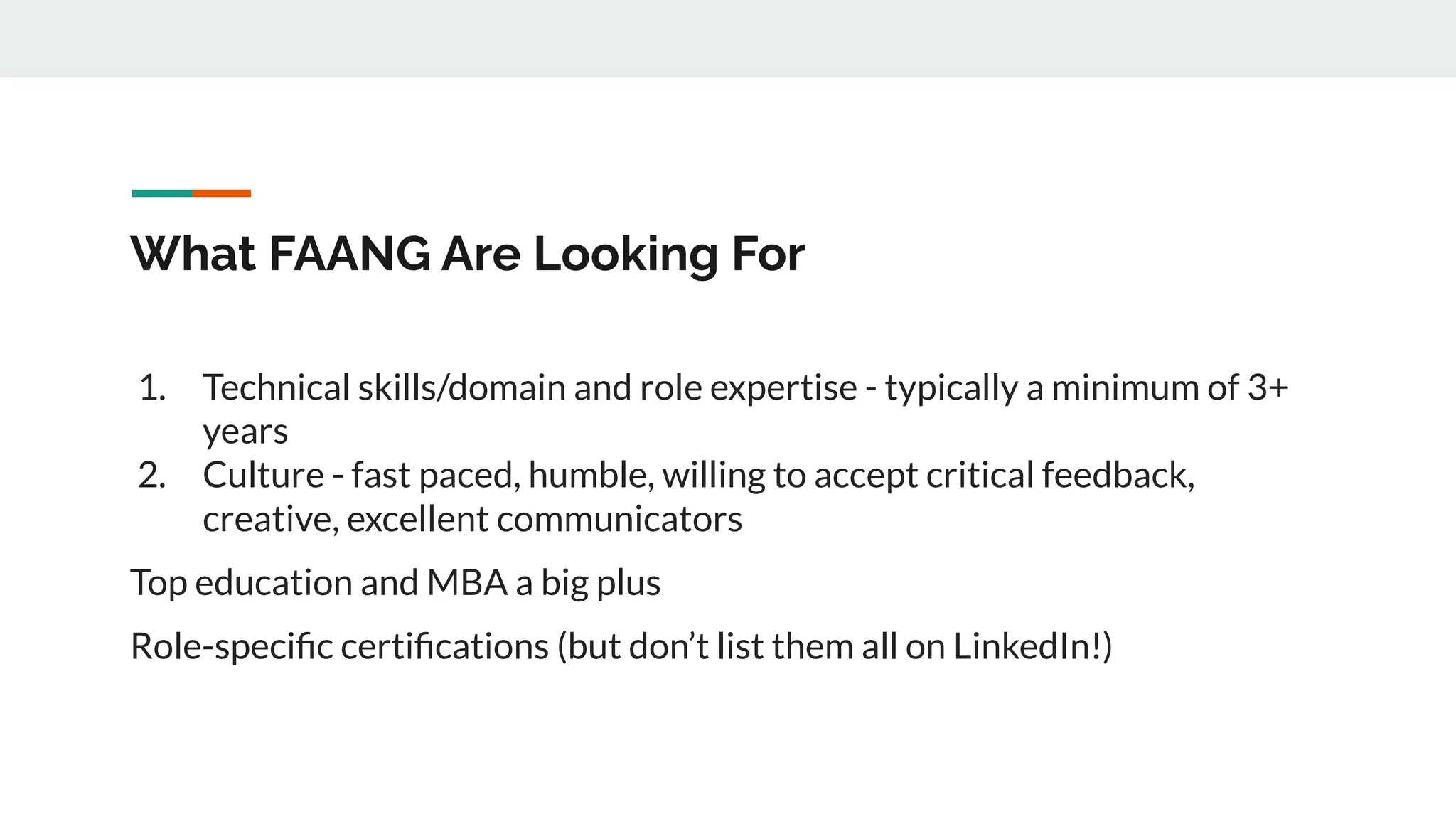 How to land a FAANG job by Misha Yurchenko | PPT