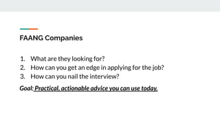How to land a FAANG job by Misha Yurchenko | PPT