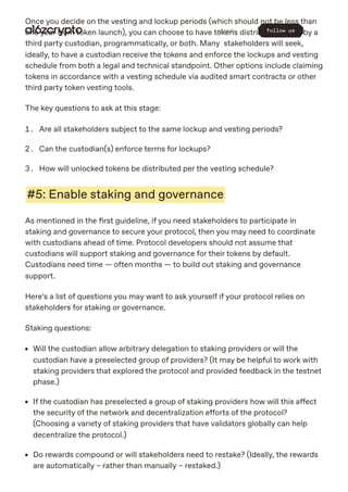 How to launch a token_ Operational guidelines from creation to custody ...