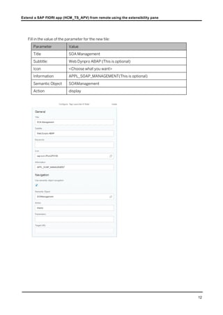 How to launch web dynpro abap and sap gui for html application types from the sap fiori ...
