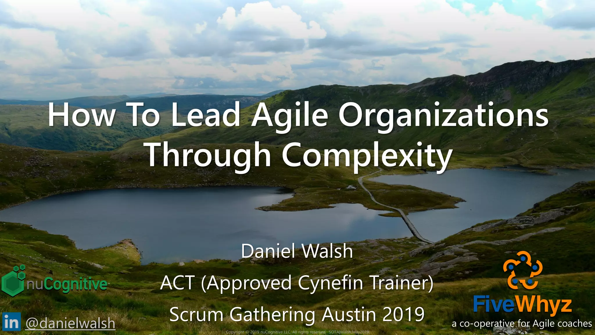 How to Lead Agile Organizations Through Complexity | PPT