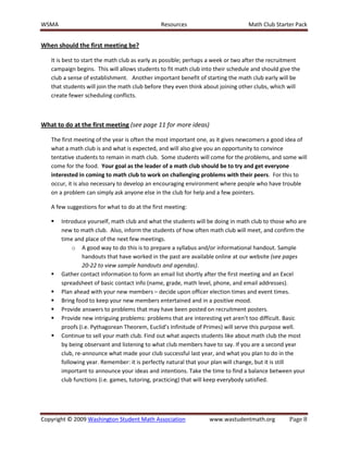 How to lead a math club | PDF