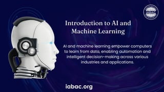 How to Learn AI and Machine Learning | IABAC | PDF