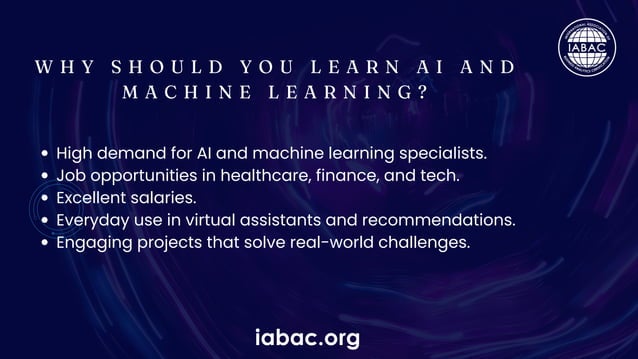 How to Learn AI and Machine Learning | IABAC | PPT