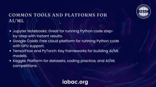 How to Learn AI and Machine Learning | IABAC | PDF