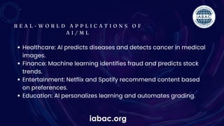 How to Learn AI and Machine Learning | IABAC | PDF