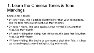 How to Learn Basic Chinese | PPTX