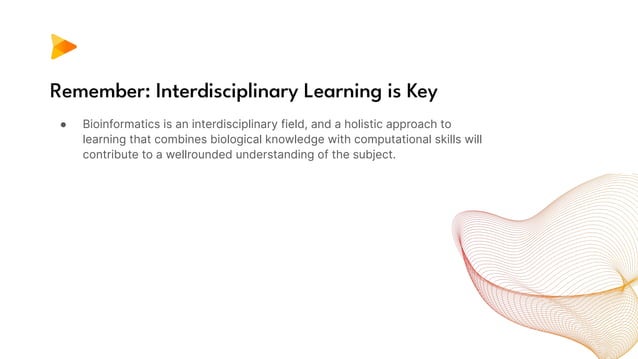 "How can I develop my learning path in bioinformatics? | PPT