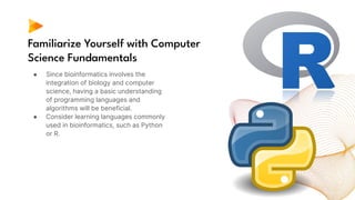 "How can I develop my learning path in bioinformatics? | PPT