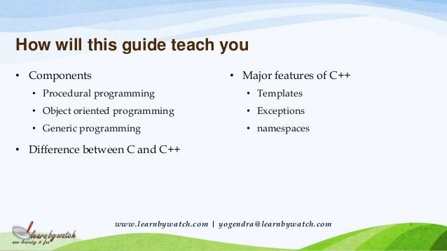 How To Learn Cpp