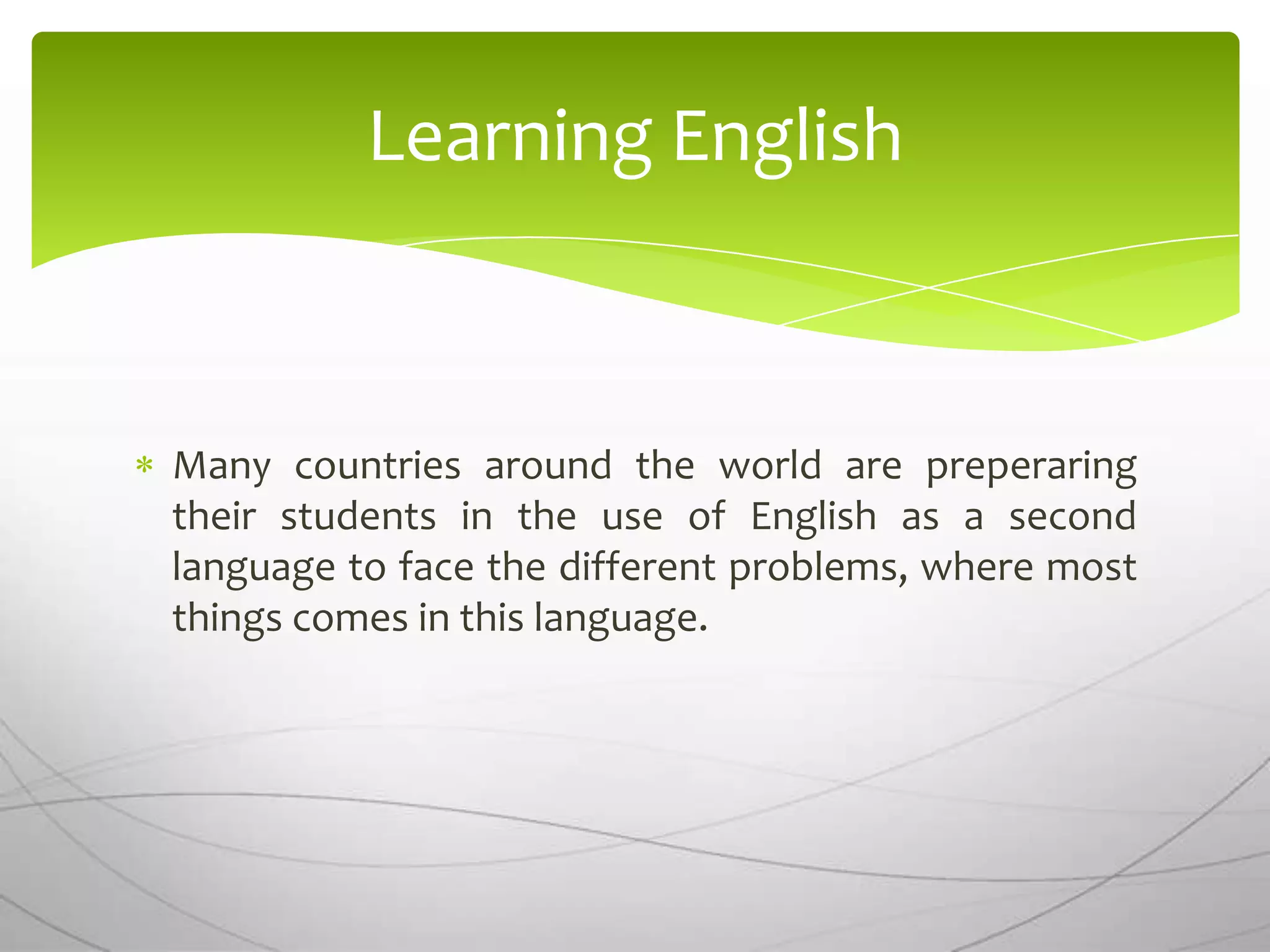 How to learn english | PPTX | Education
