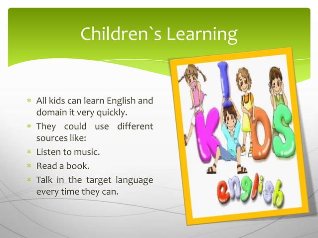 How to learn english | PPT