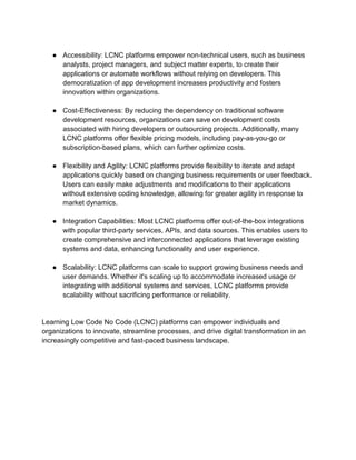 How to learn Low Code No Code(LCNC) and what are its benefits.docx ...