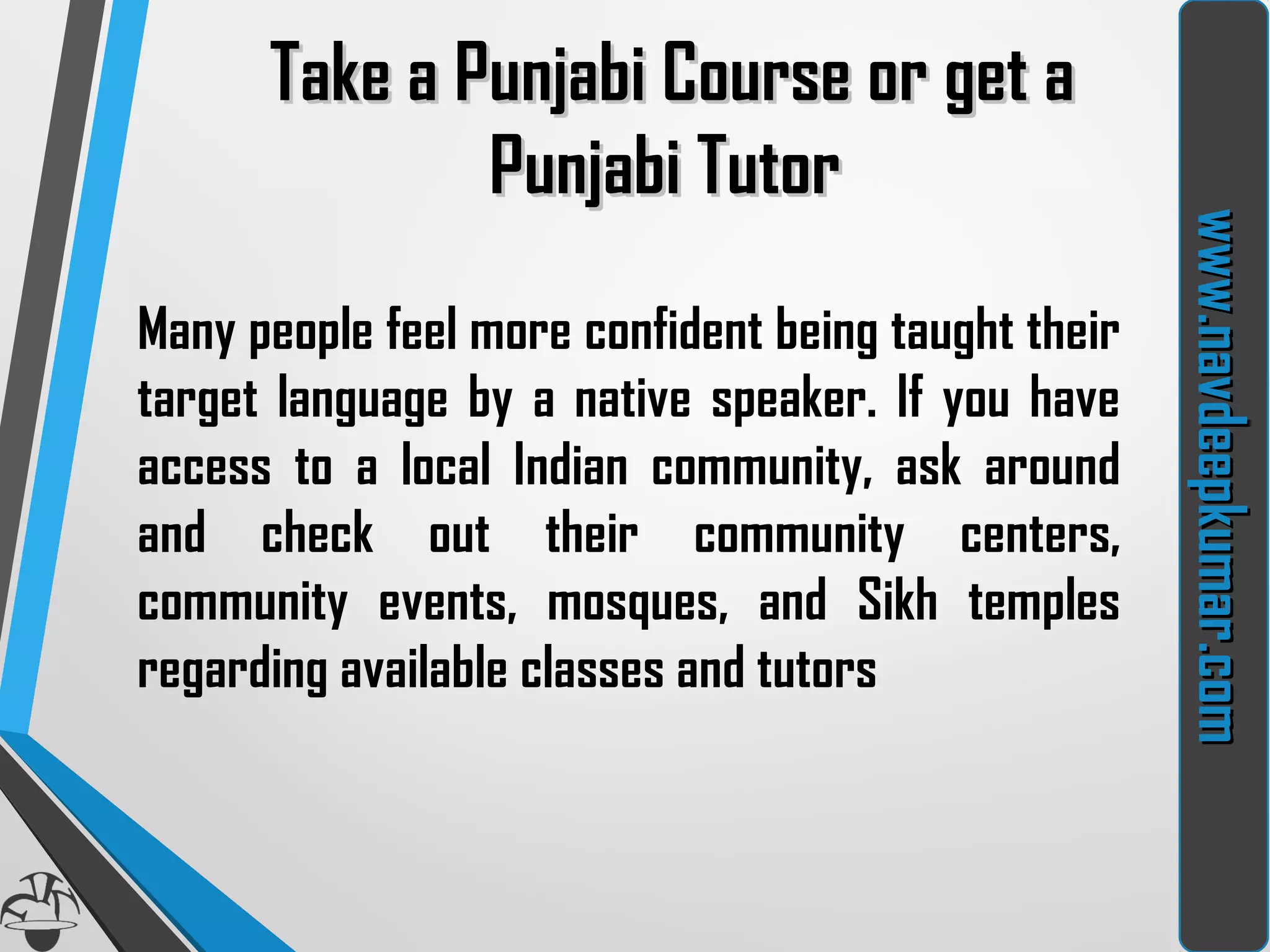 How to learn Punjabi | PPT