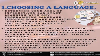 How to learn python language | PPT