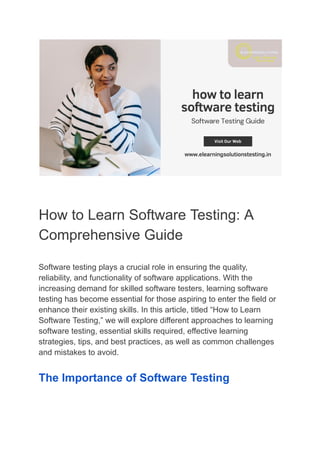 How to Learn Software Testing.pdf