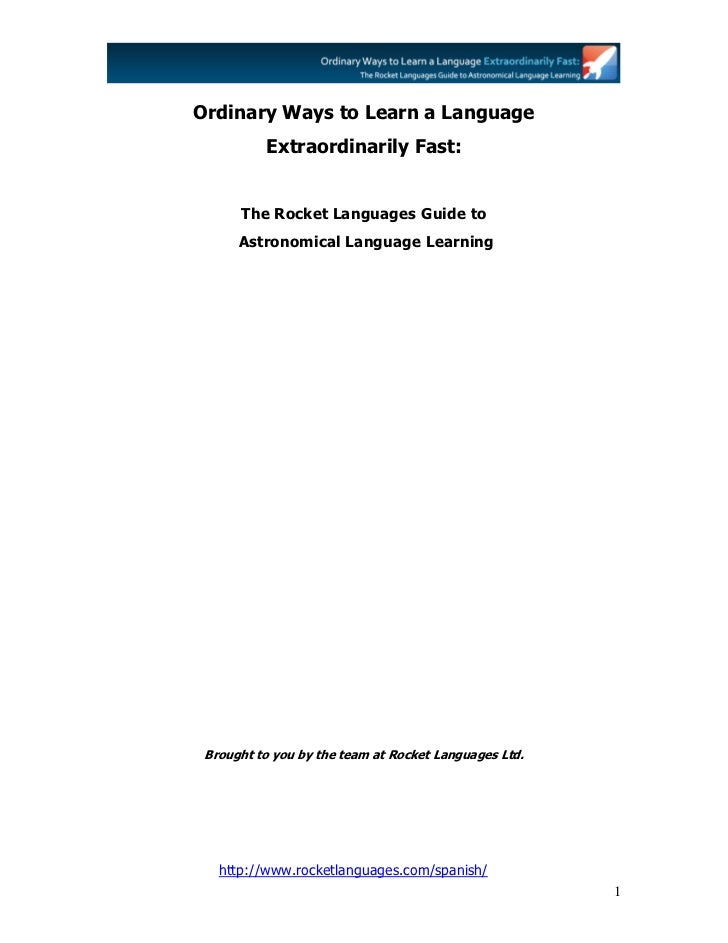 How To Learn Spanish Language Fast And Easy With Rocket Spanish How To Learn Spanish Language Fast And Easy With Rocket Spanish
