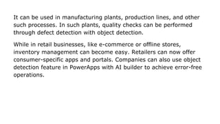 How to leverage artificial intelligence in power apps with ai builder | PPT
