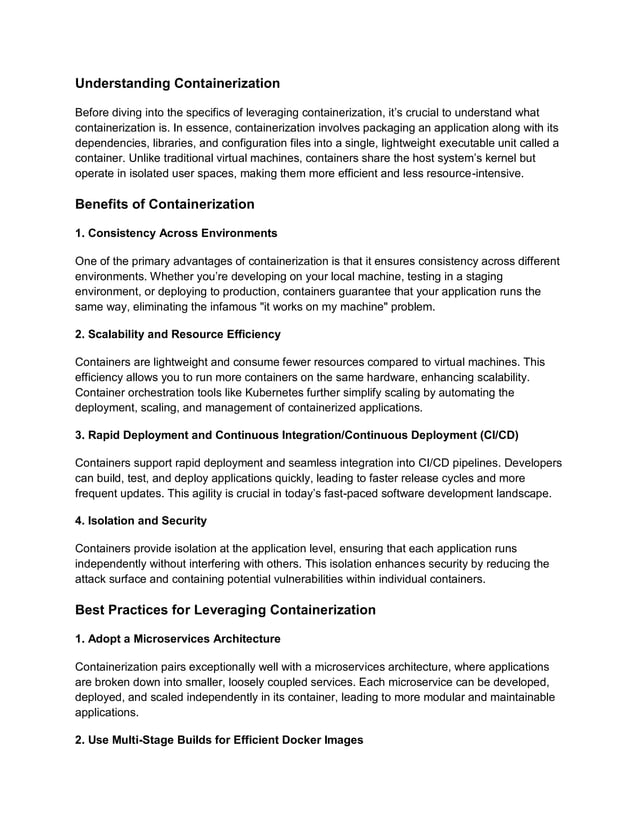 How to Leverage Containerization in Cloud Software Development.pdf How to Leverage Containerization in Cloud Software Development.pdf