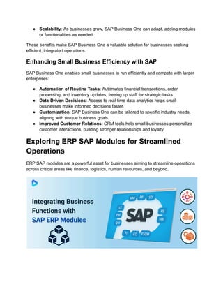 Optimizing Your Business with SAP ERP’s Powerful Tools | PDF