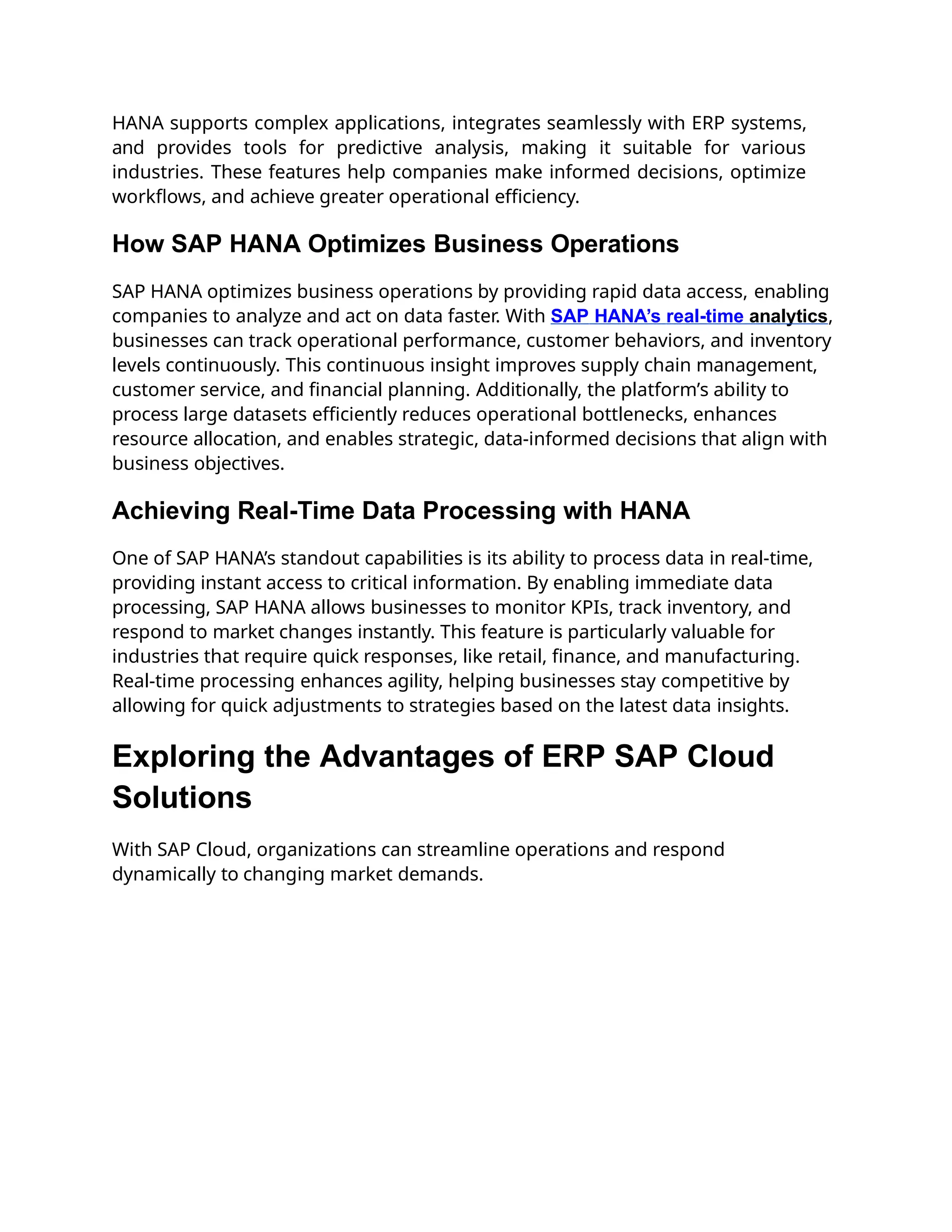 Why SAP ERP is Essential for Streamlined Business Processes | PDF