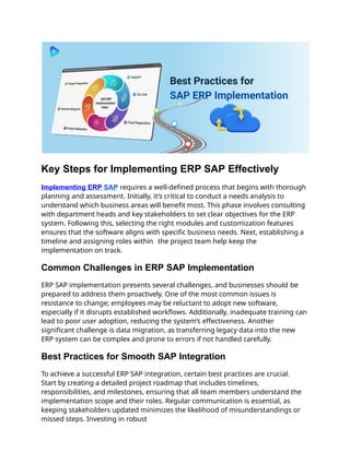 Why SAP ERP is Essential for Streamlined Business Processes | PDF
