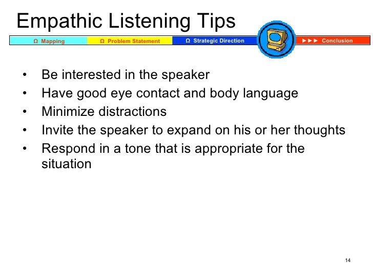 Types of empathic listening - cancerbatman