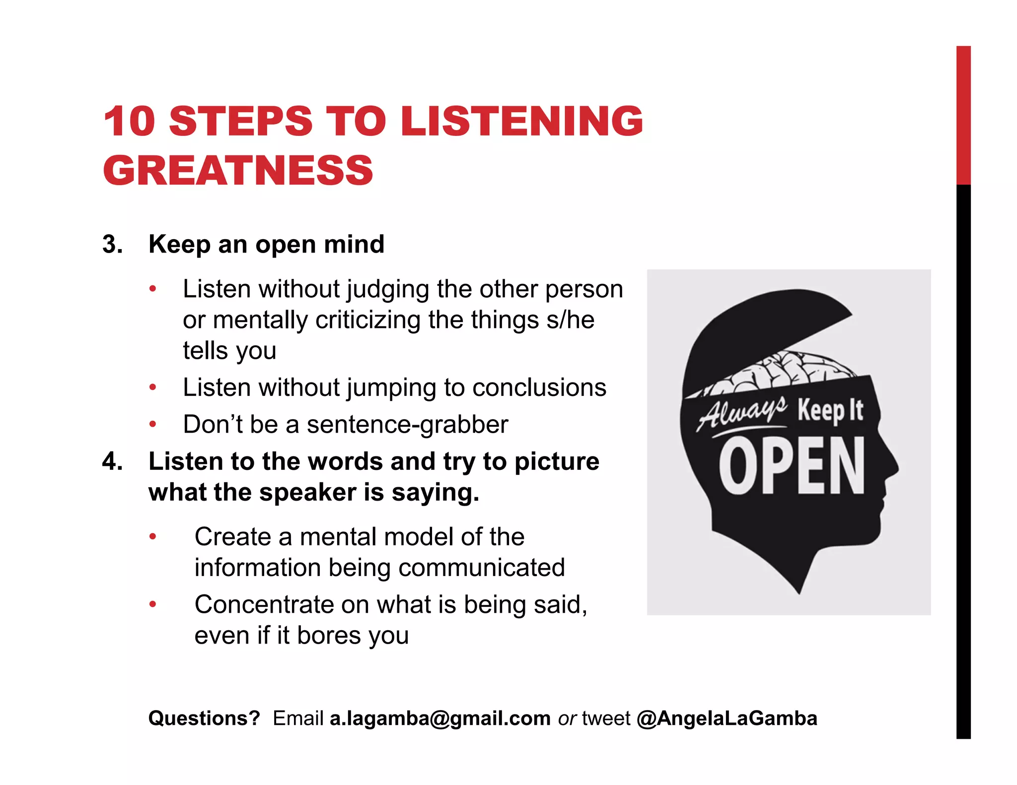 How To Listen Effectively | PDF