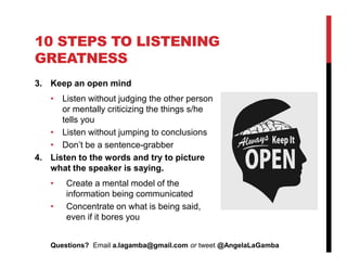 How To Listen Effectively | PDF