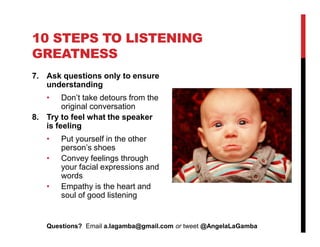 How To Listen Effectively | PDF