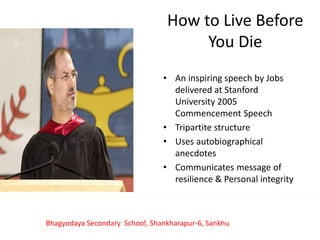 How to live before you die? | PPTX